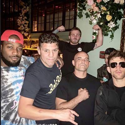 Nick Diaz IG Post - @nick_diaz_academy with the win congrats to @th...