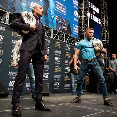 Conor McGregor Talks Jose Aldo, Tyson Fury, More in UFC 194 Press C...
