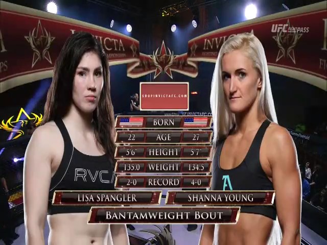 Lisa Spangler vs. Shanna Young Full Fight Invicta FC 31 MMA Video