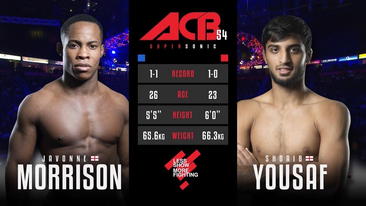 Javonne Morrison vs. Shoaib Yousaf | ACB 54 - Supersonic MMA Video