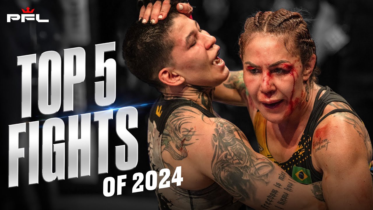 Pfl Top 5 Fights Of 2024 Professional Fighters League Mma Video