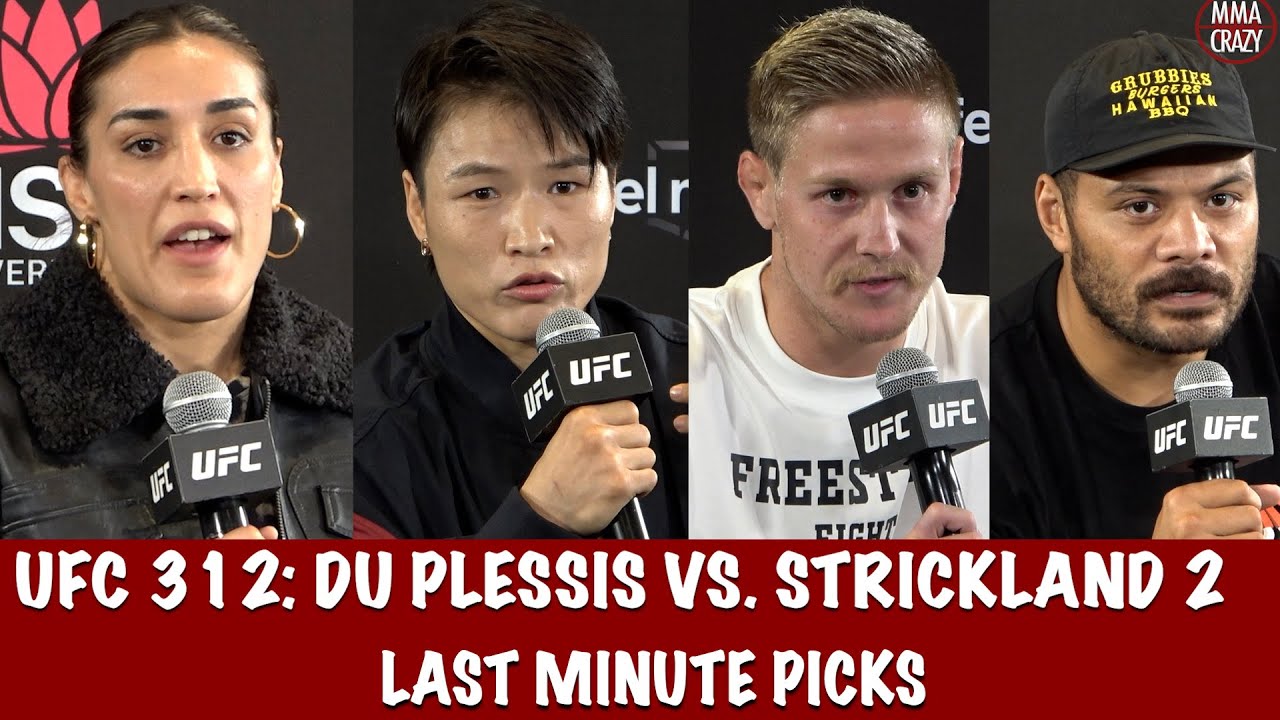 UFC 312: Dricus Du Plessis vs. Sean Strickland 2 Last Minute Picks ...