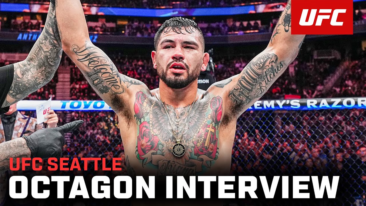 Anthony Hernandez Octagon Interview | UFC Seattle MMA Video Anthony Hernandez Octagon Interview | UFC Seattle MMA Video